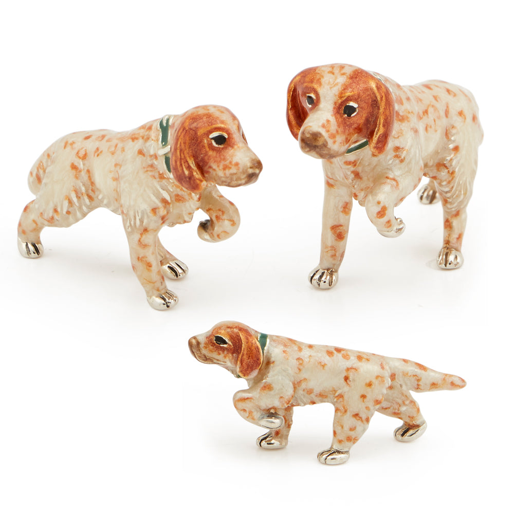 Saturno Silver & Enamelled Setter – Offord & Sons